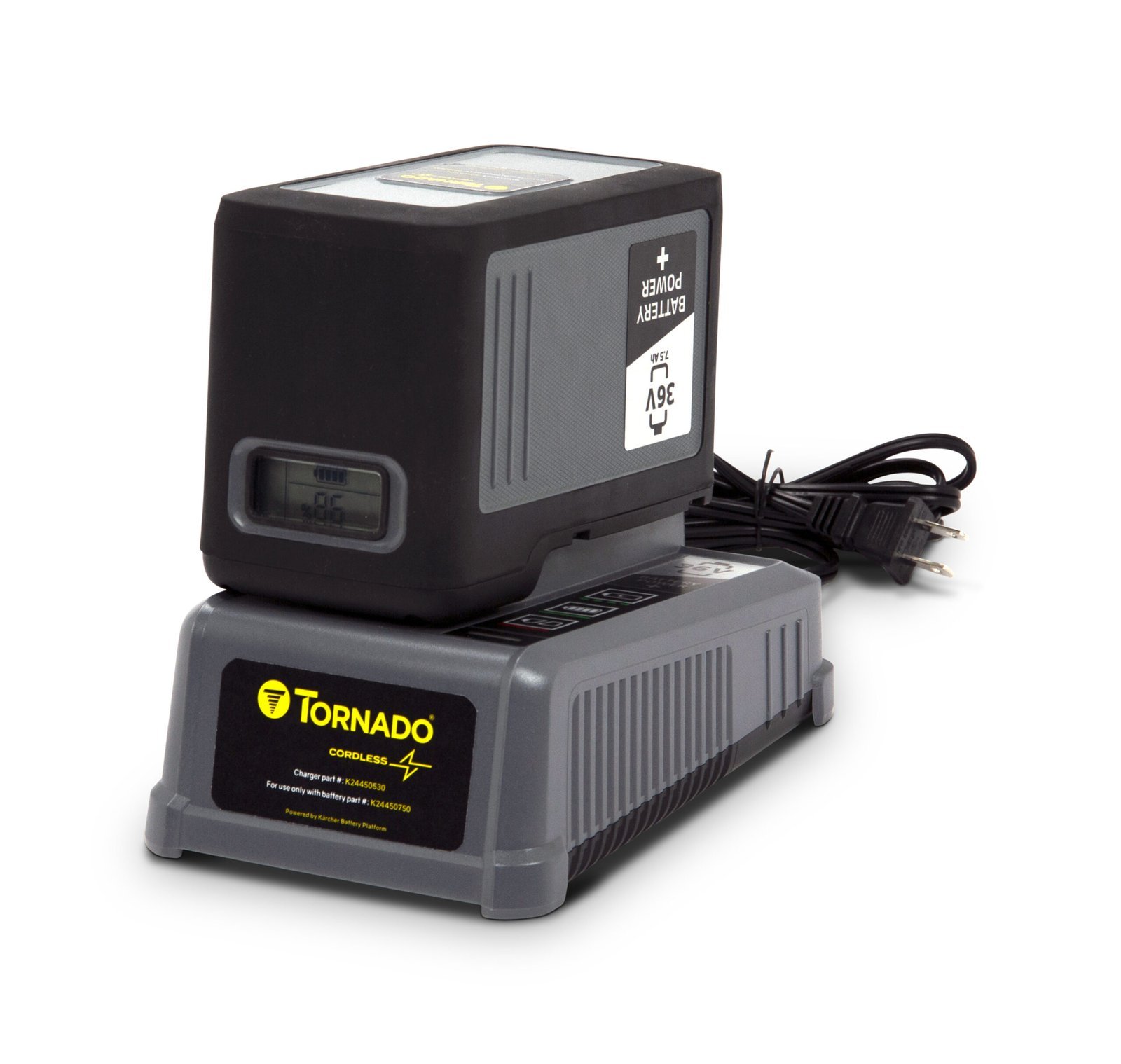 36V Quick-Charger For Tornado Tempest, Strike And Zephyr Models ...